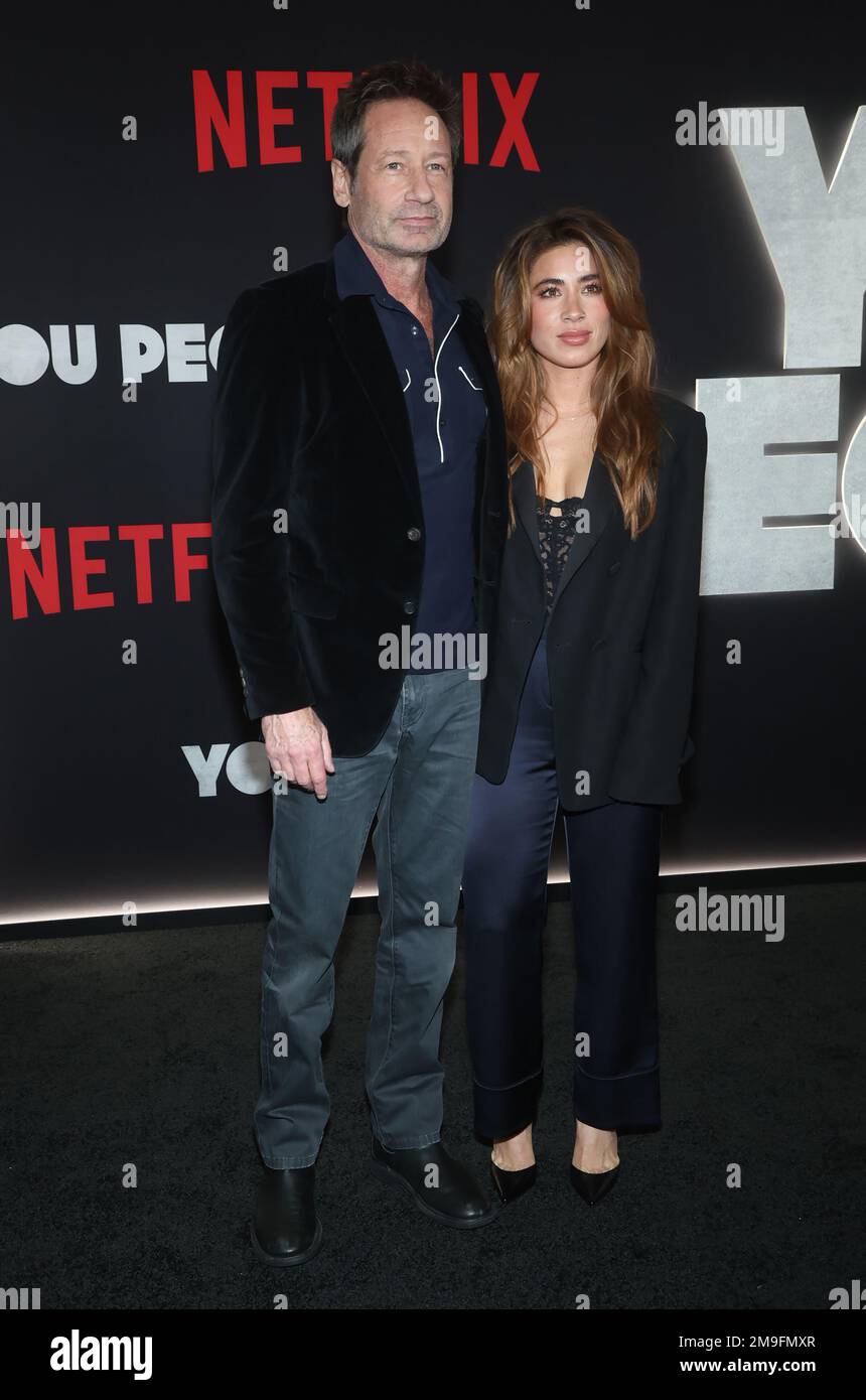 17 January 2023 -Los Angeles, California - David Duchovny, Monique ...