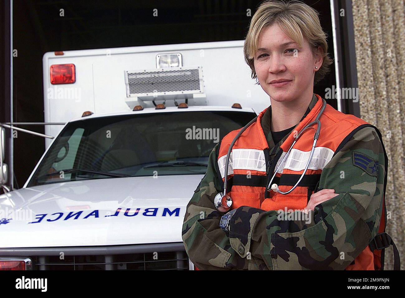 Shot of US Air Force SENIOR AIRMAN Sarah Wiercinski, 10th Medical Group ...