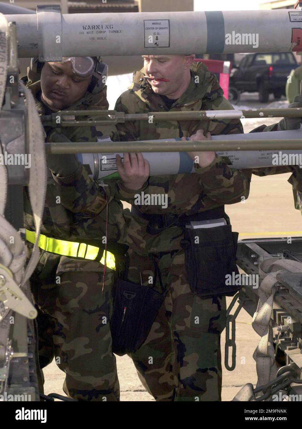 US Air Force STAFF Sergeant Don Meyers and US Air Force SENIOR AIRMAN ...