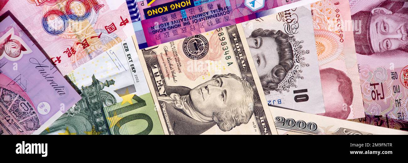 Currencies of different countries hi-res stock photography and images ...