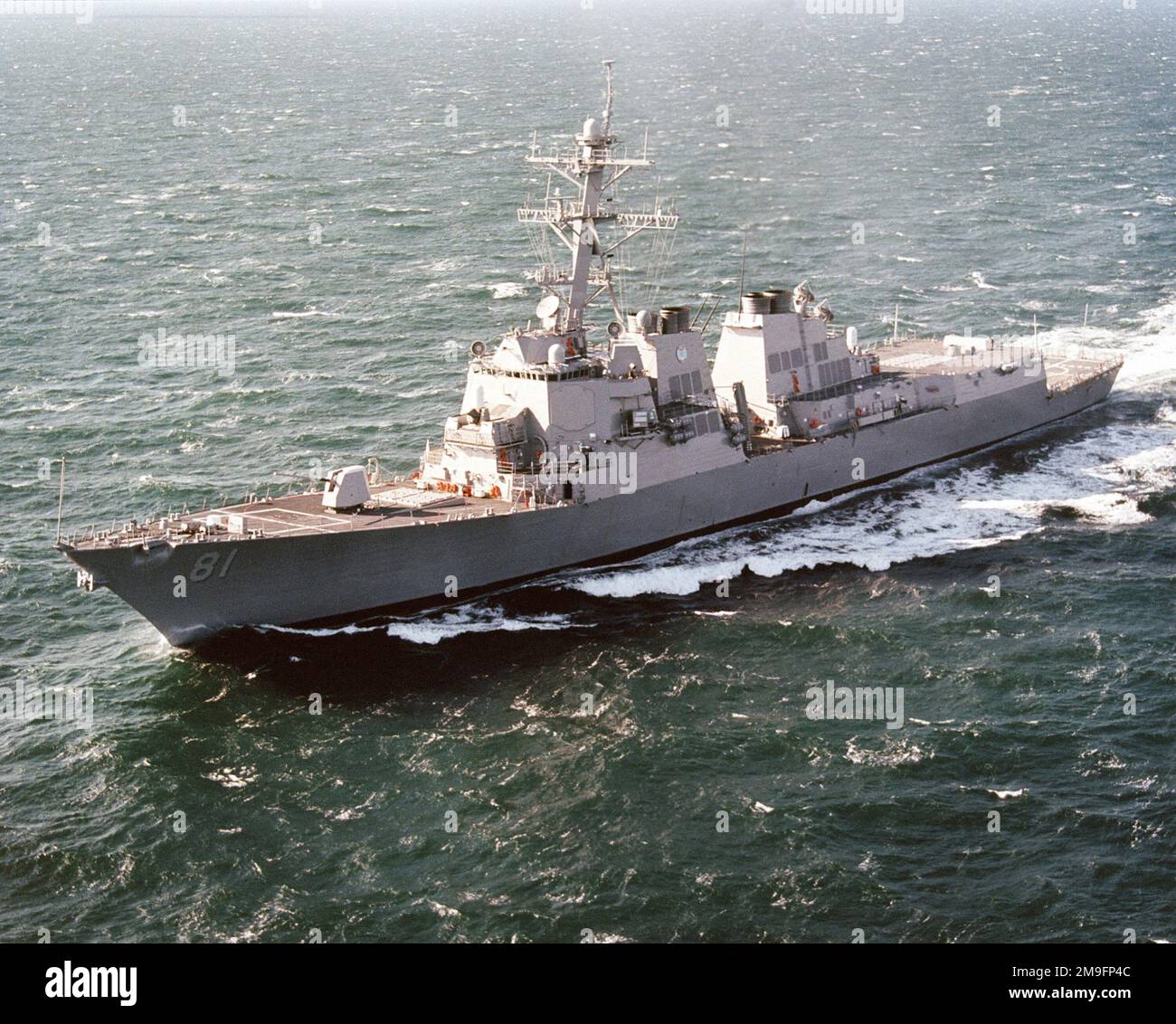Vessel Identification Photograph USS WINSTON S. CHURCHILL (DDG 81 ...