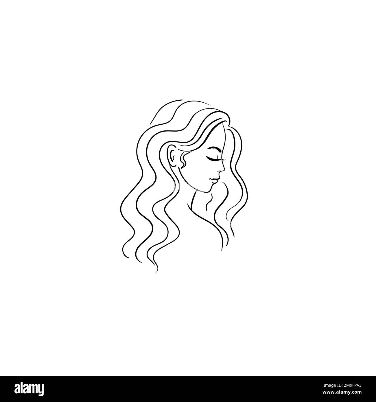 Wavy Hair Vector