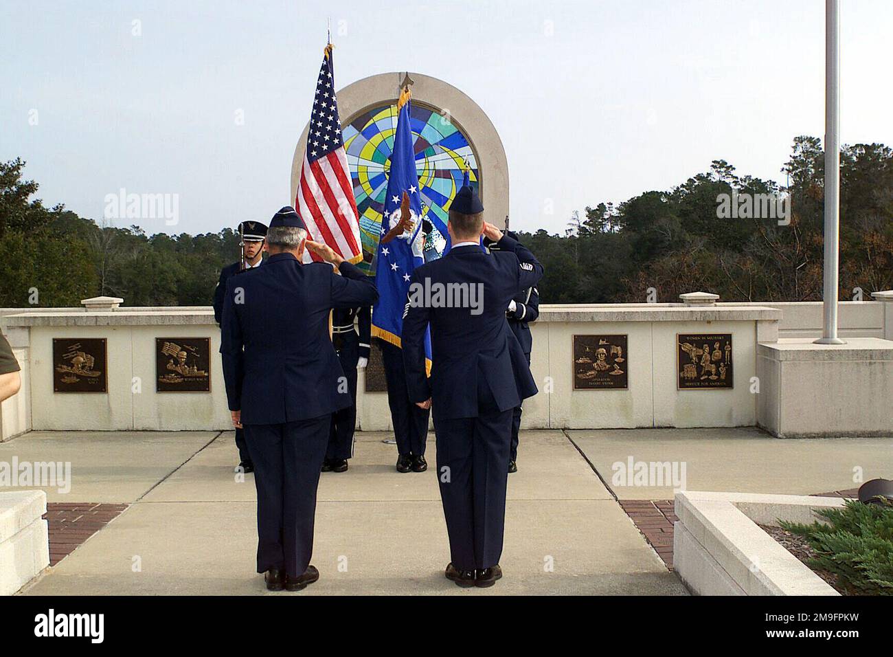 US Air Force Major General Michael Kostelnik (left) and US Air Force ...