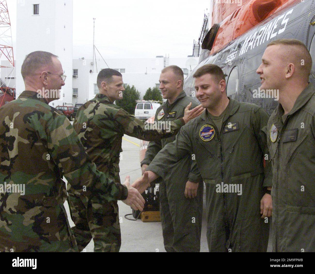 Before their departure from Air Station Cherry Point, Sergeant Major ...