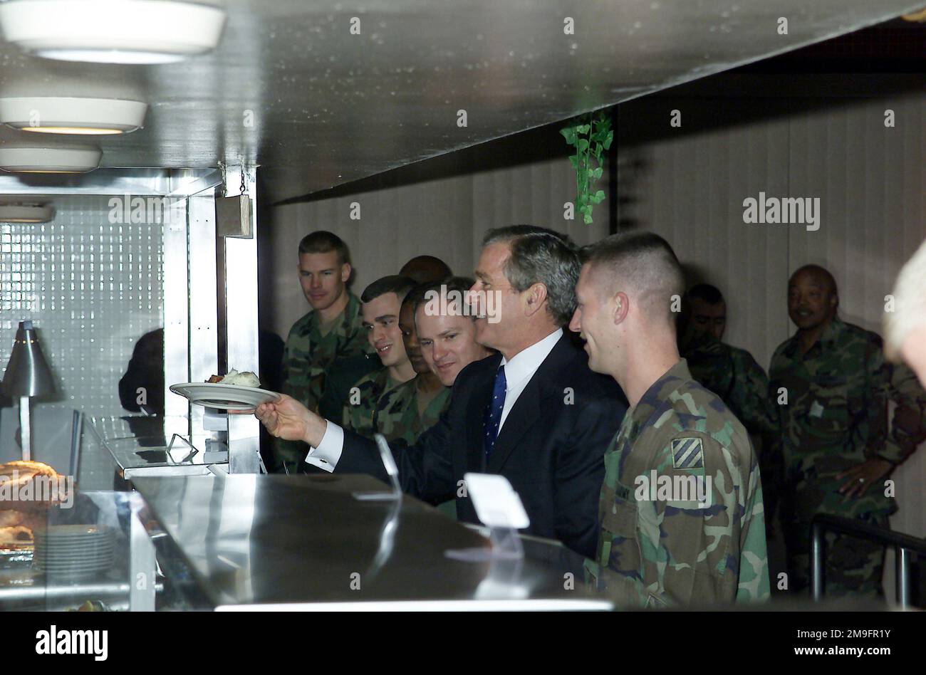 President George W. Bush visited the 3d Infantry Division (mechanized ...