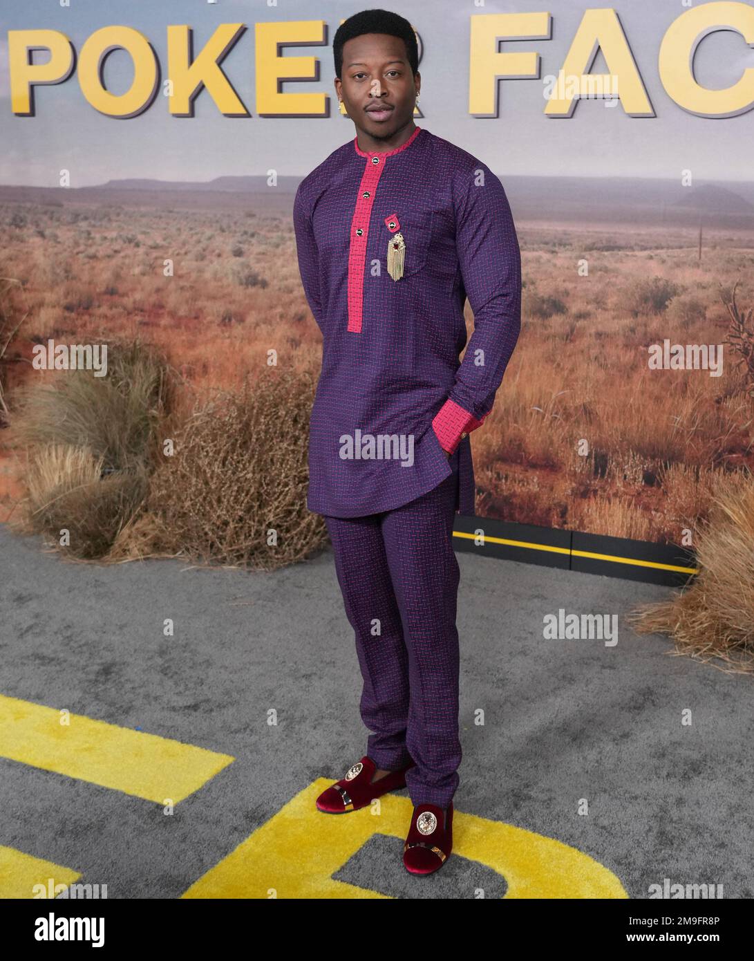 Brandon Michael Hall arrives at the Peacock''s POKER FACE Los Angeles ...