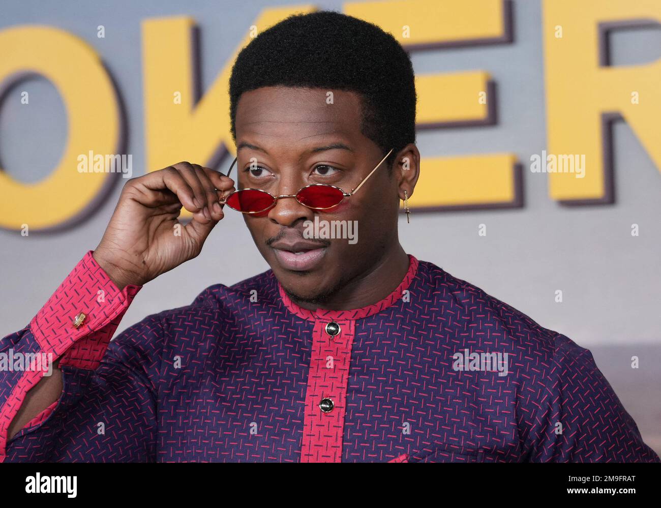 Brandon Michael Hall arrives at the Peacock''s POKER FACE Los Angeles ...