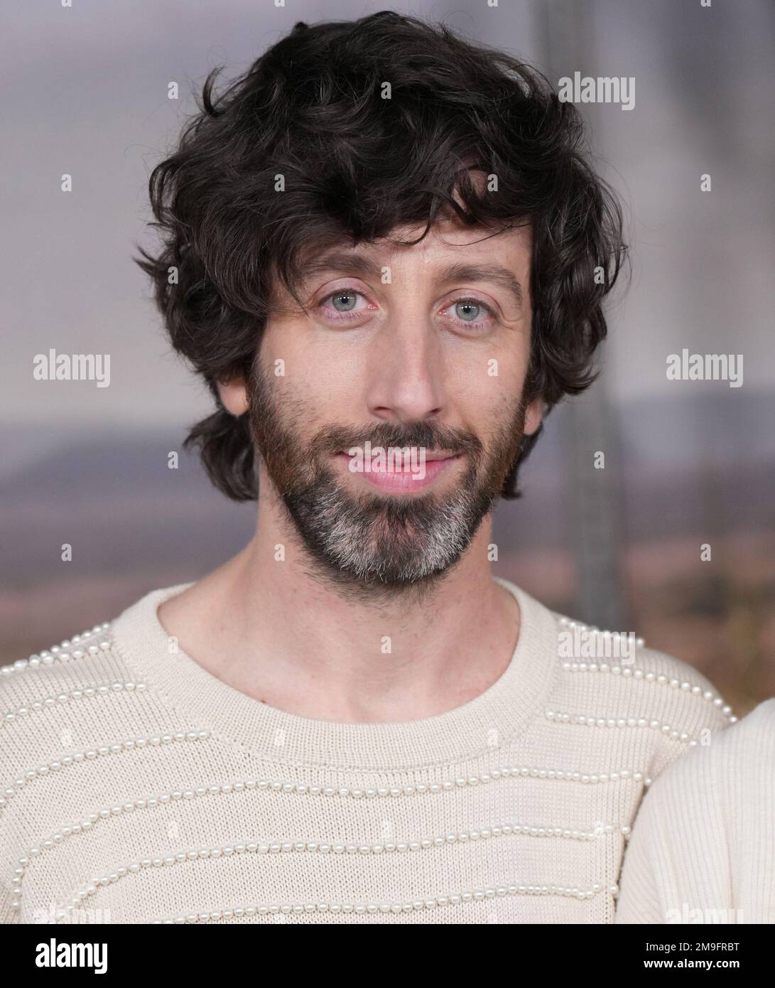 Los Angeles, USA. 17th Jan, 2023. Simon Helberg arrives at the Peacock ...