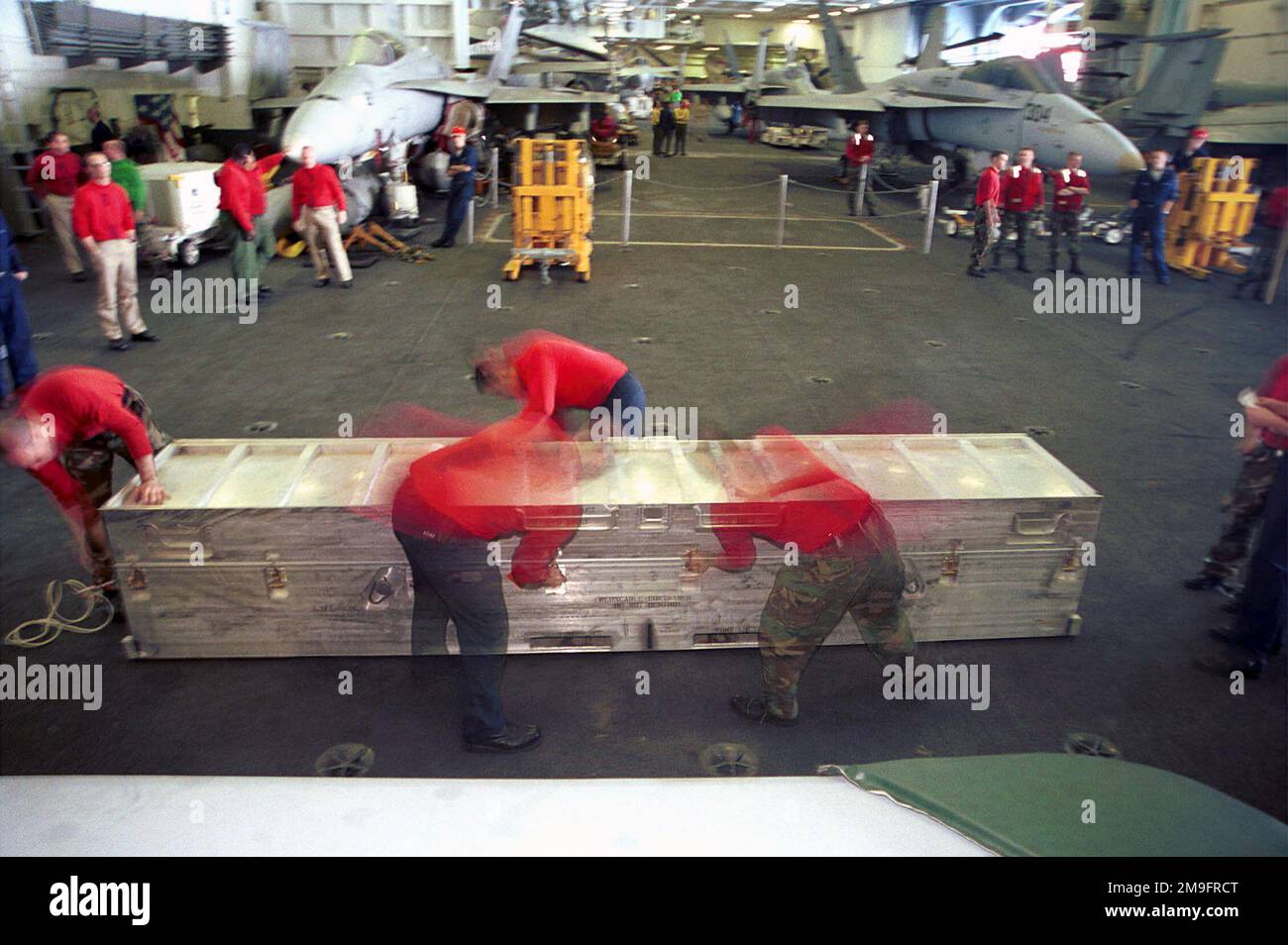 Aviation Ordnancemen break out Joint Stand Off Weapons (JSOW) in the ...