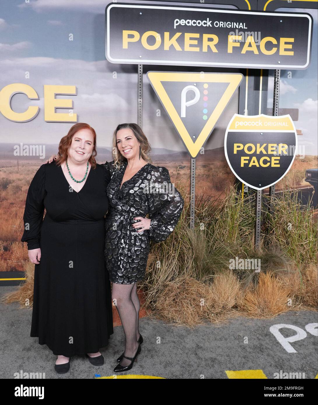 (L-R) Nora Zuckerman and Lilla Zuckerman at the Peacock''s POKER FACE ...