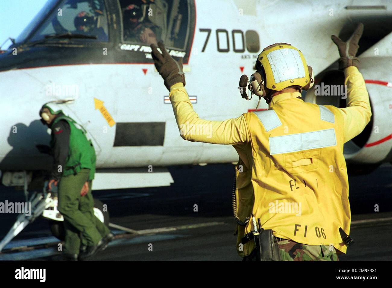 US Navy Aviation Boatswain's Mate (Handler) Third Class Jamorn Driver ...