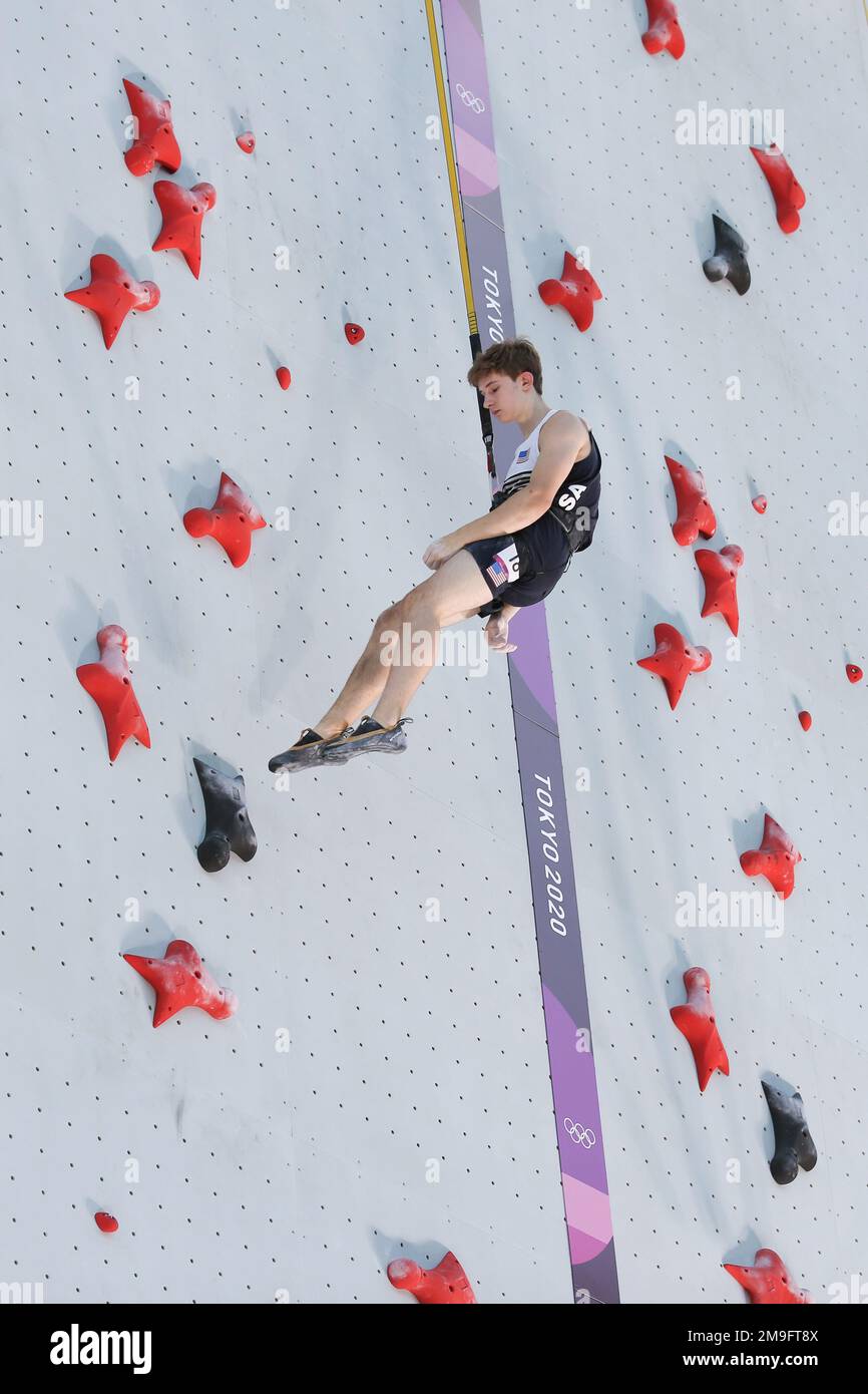 AUG 5, 2021 - TOKYO, JAPAN: Colin DUFFY of United States reacts in the ...