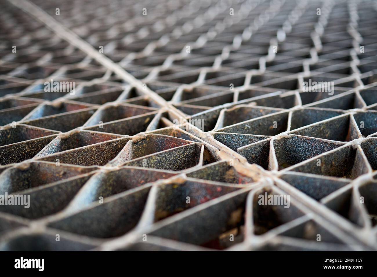 Metal industry steel grade sheet or floor grating with multicolored ...