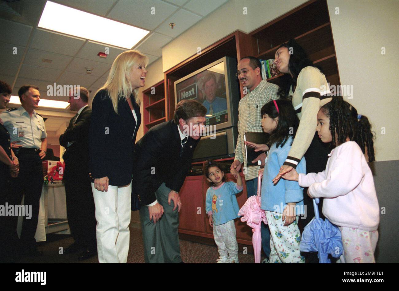 Mrs. Tammy Fisher and Mr. Ken Fisher visit with US Army Sergeant First ...