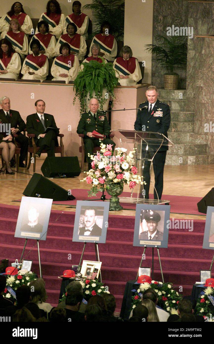 US Air Force General Michael E. Ryan, Air Force CHIEF of STAFF, speaks ...