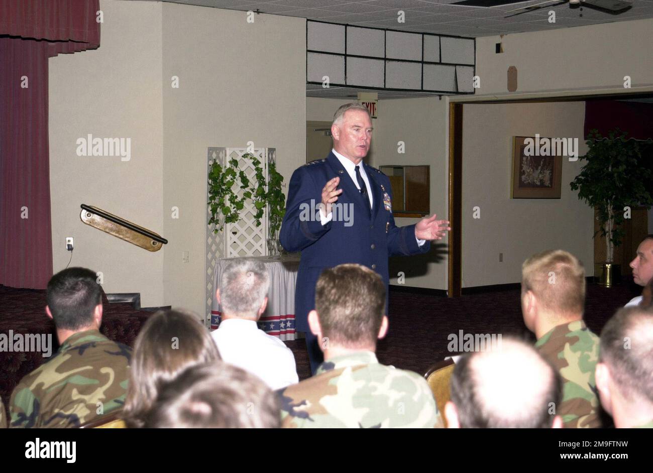 CHIEF of STAFF of the Air Force, General Michael E. Ryan meets with ...
