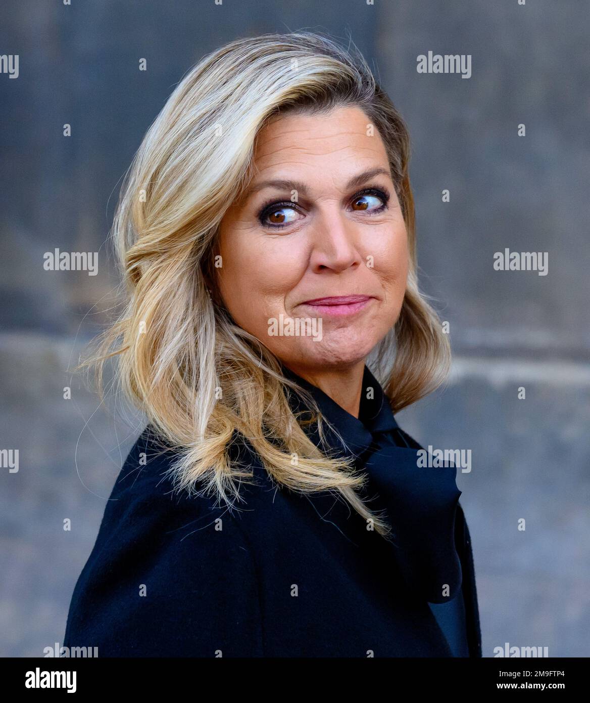 Queen Maxima at the traditional New Year reception for guests at the ... Queen Maxima at the traditional New Year reception for guests at the ...