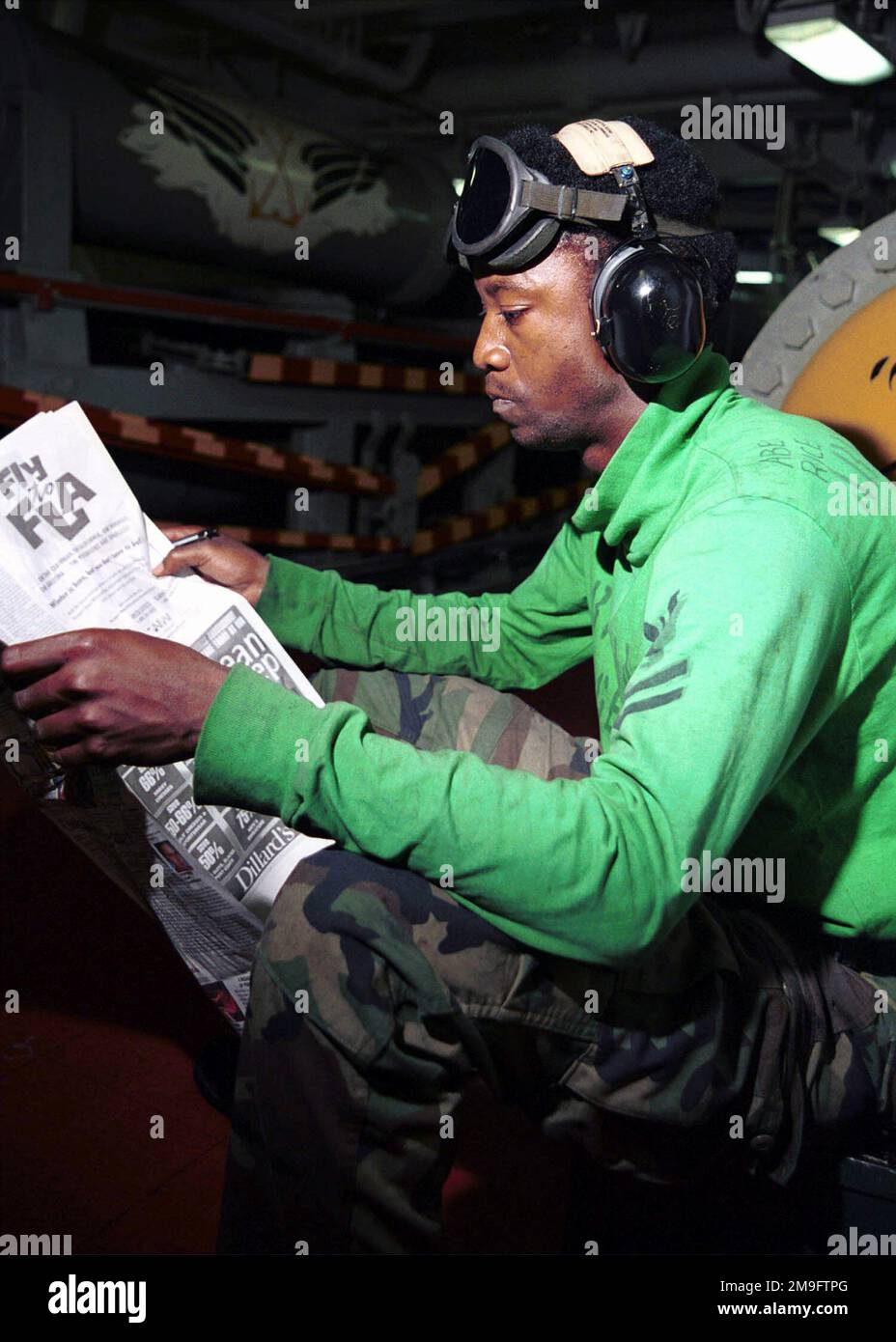 Aviation Boatswain's Mate (Equipmentman) Second Class Patrick Rice ...