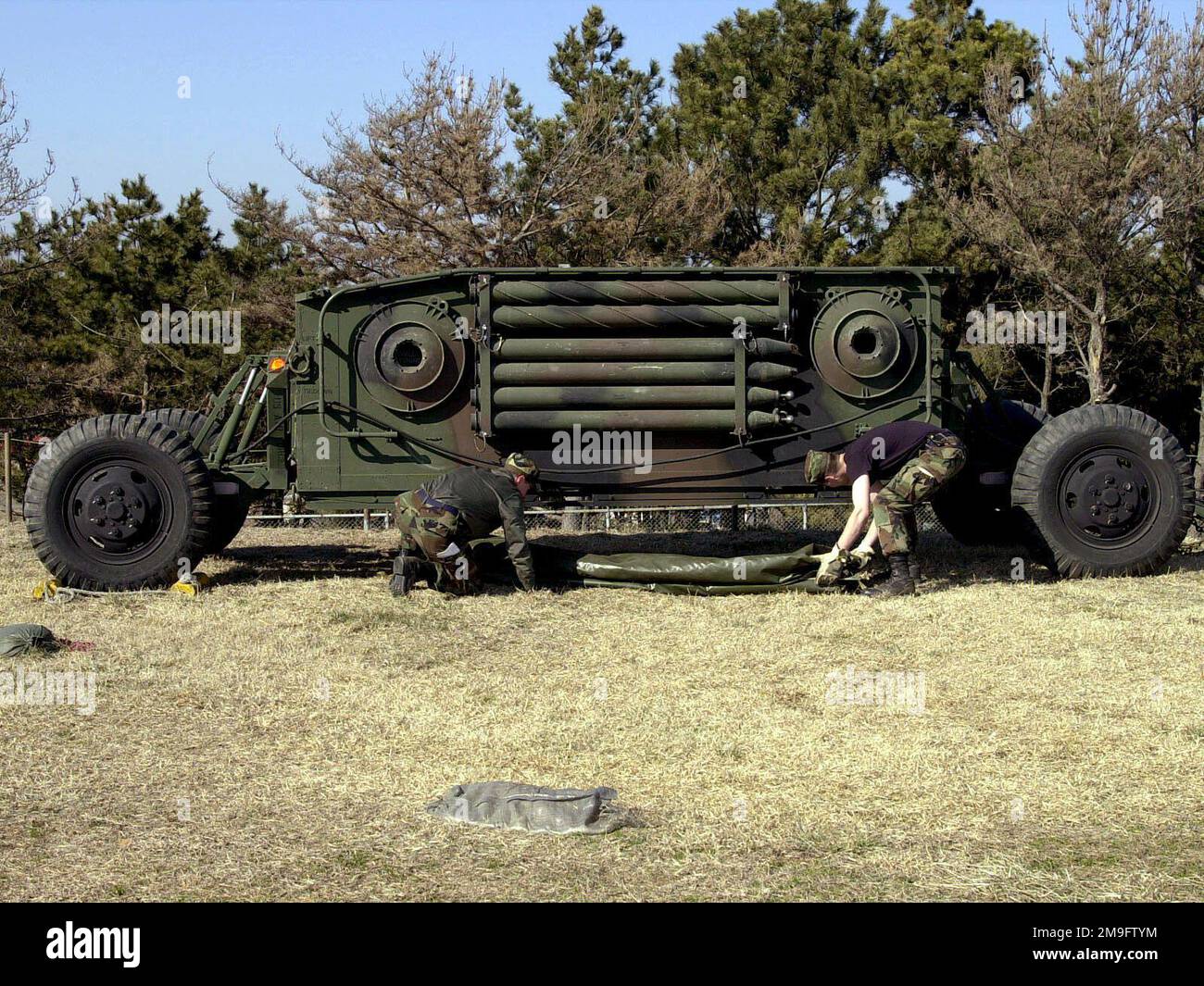 Members of the 607th Combat Communications Squadron, Camp Humphreys ...