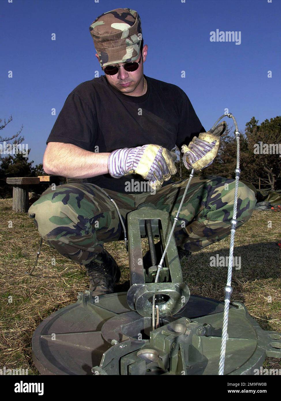 US Air Force SENIOR AIRMAN Nick Fallecker, satellite wideband ...