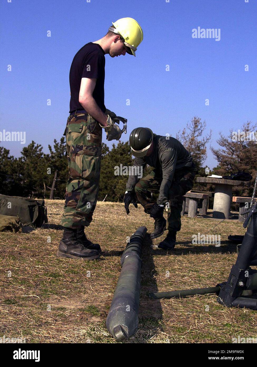 US Air Force Technical Sergeant Kevin Koontz, a satellite wideband ...