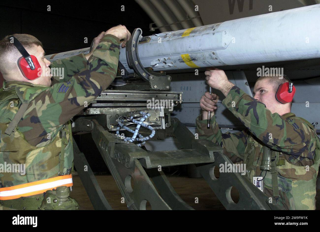 US Air Force SENIOR AIRMAN Michael Bylica and US Air Force AIRMAN First ...