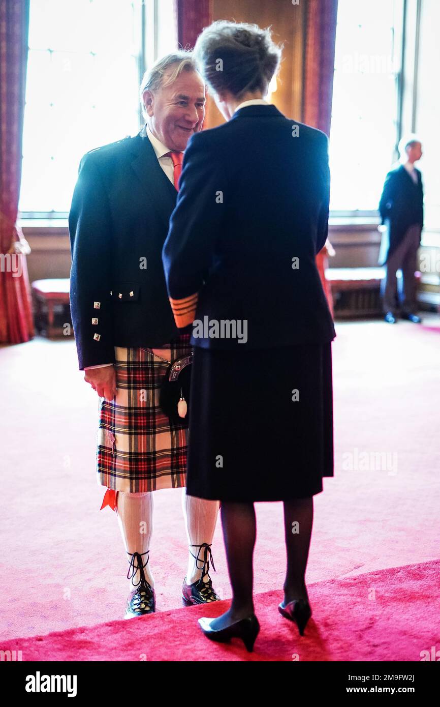 Alan Rough, from Glasgow, is made a Member of the Order of the British ...