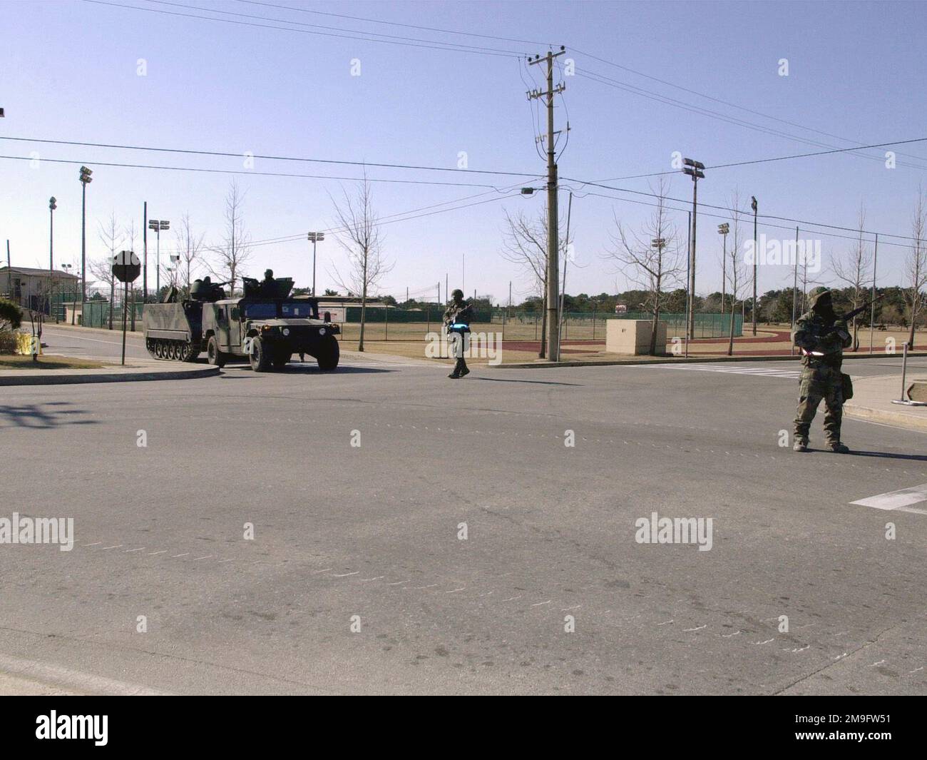 Members of the 8th Security Forces Squadron, 8th Fighter Wing, Kunsan ...