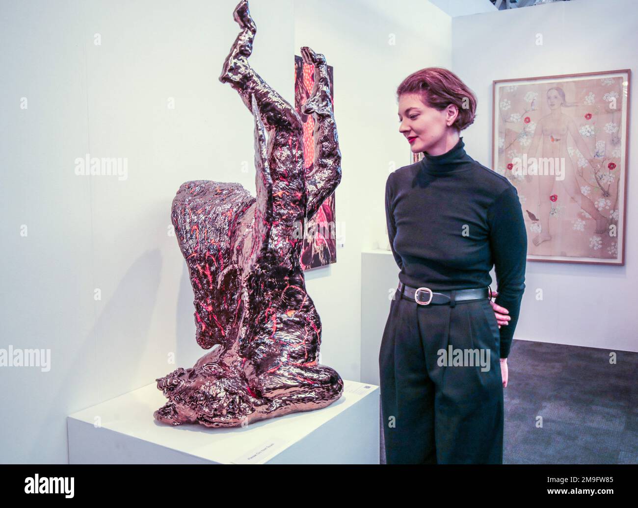 London UK 18 January 2023James Freeman Gallery ,Fallen Angel The London ...