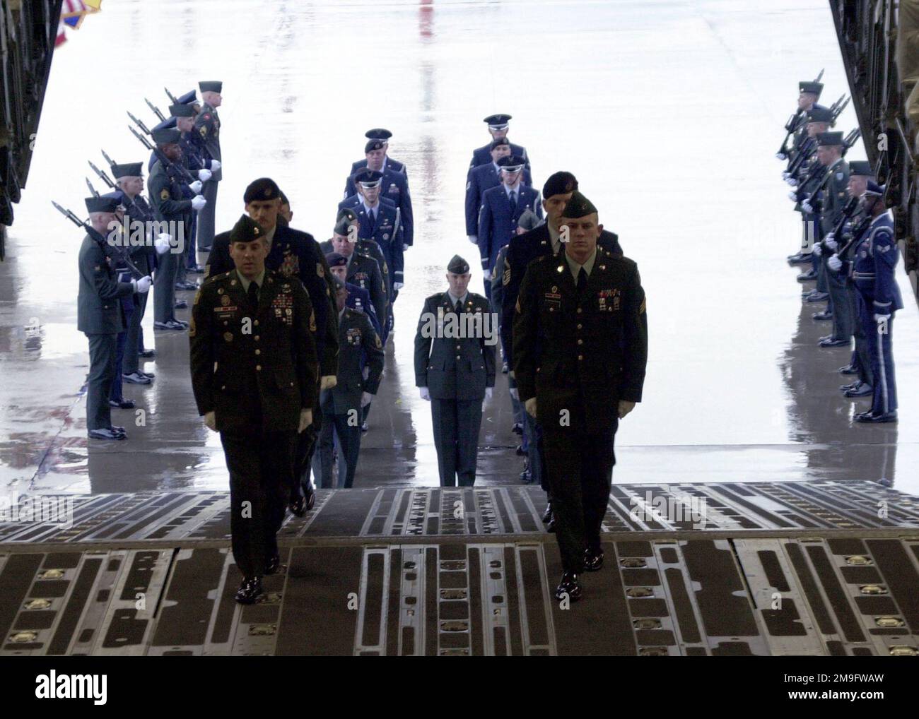 A Joint Service Honor Guard of US Army Soldiers and US Air Force AIRMAN ...