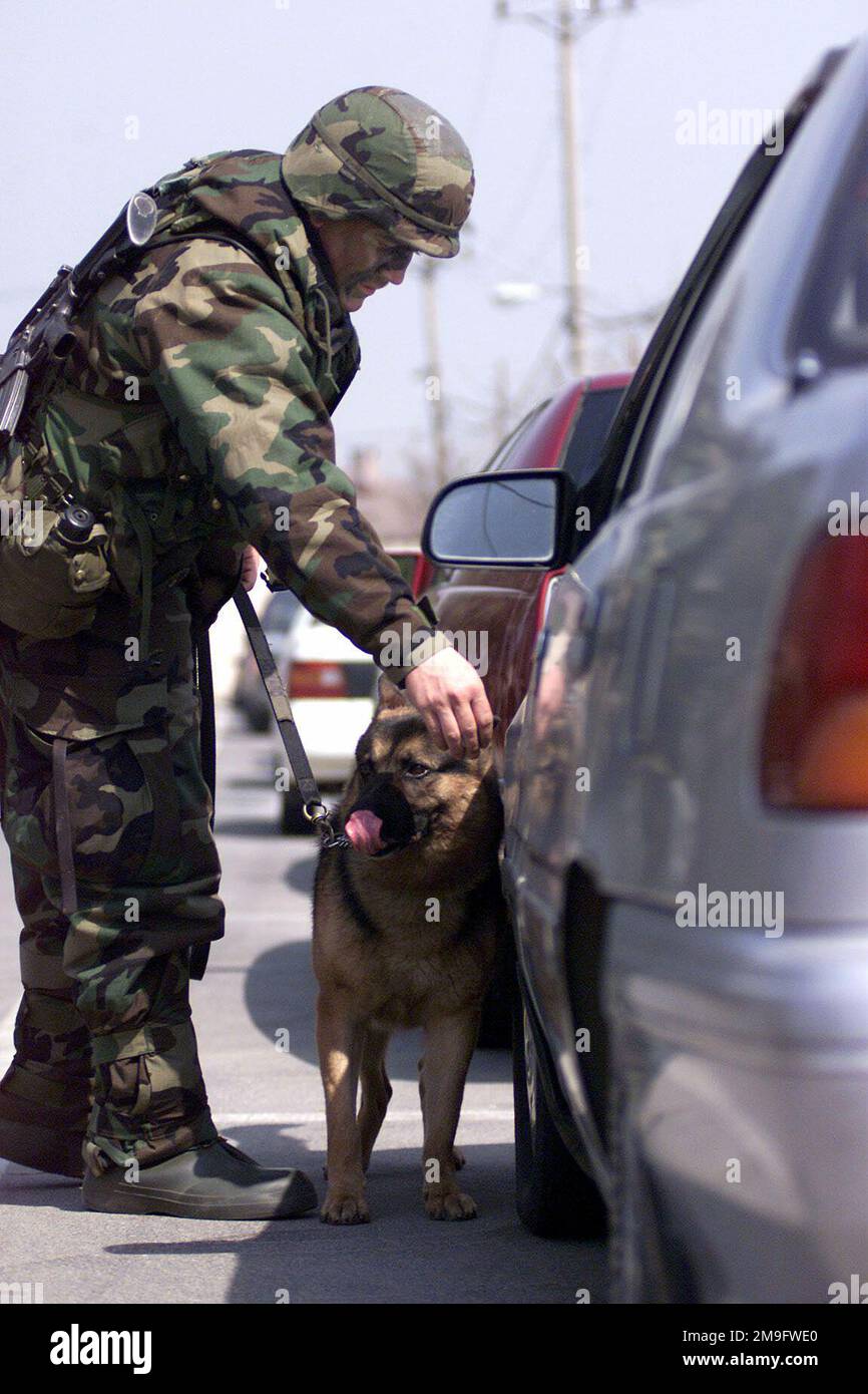 US Air Force STAFF Sergeant Matt Howard, 51st Security Forces Squadron ...