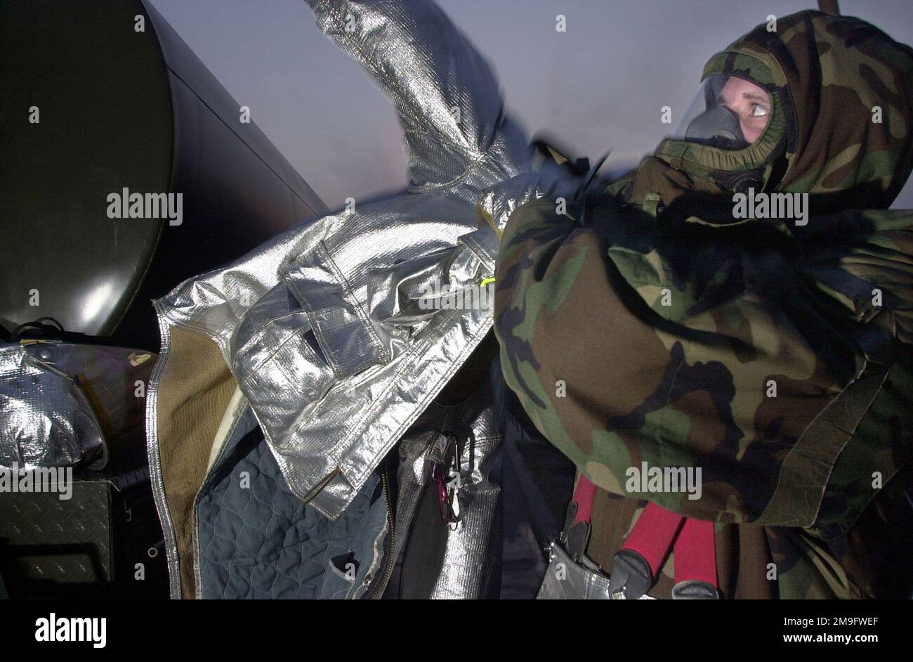 US Air Force SENIOR AIRMAN Keeman O'Donnel, Firefighter, 51st Civil ...