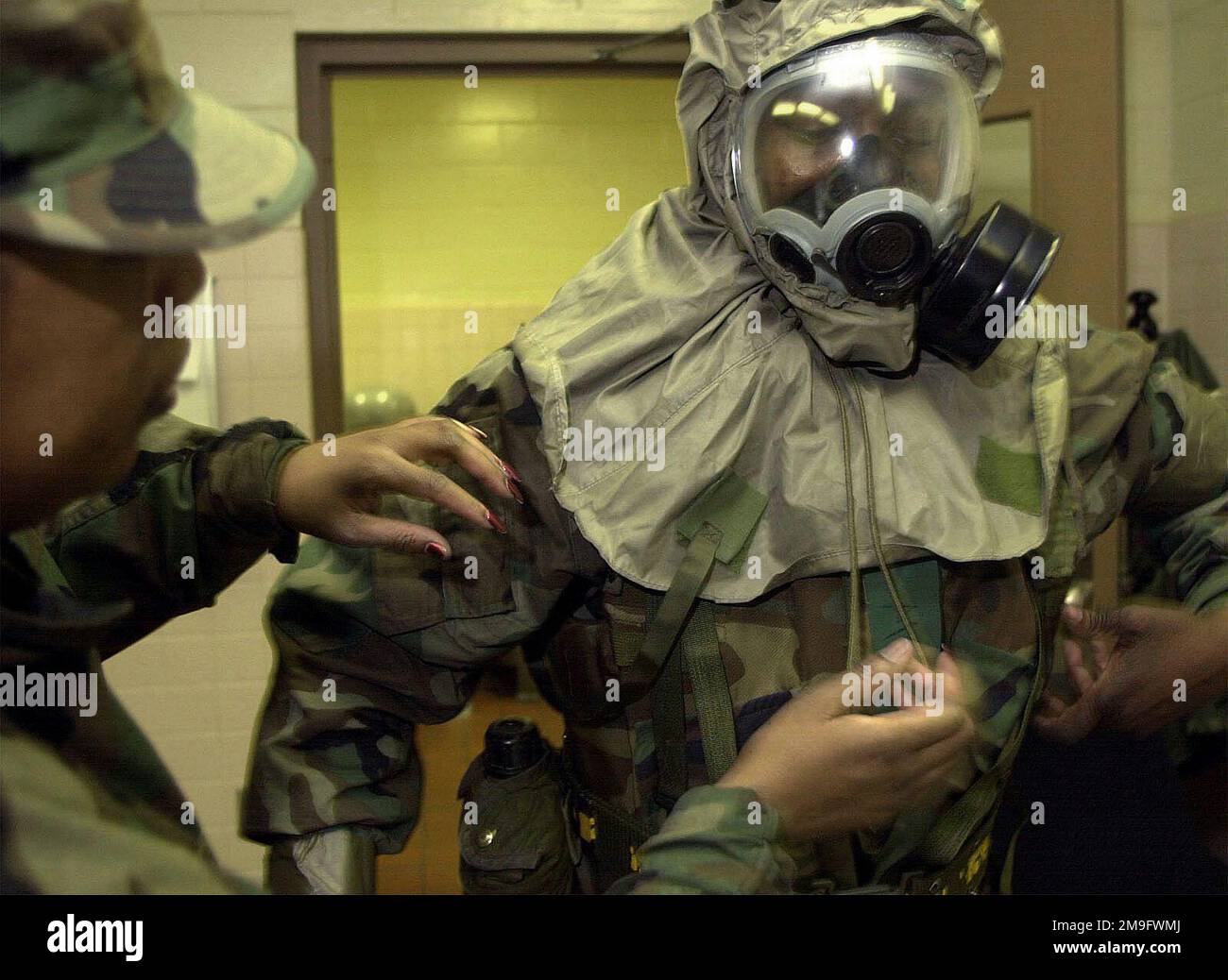 US Air Force MASTER Sergeant Toni Wilson helps US Air Force SENIOR ...