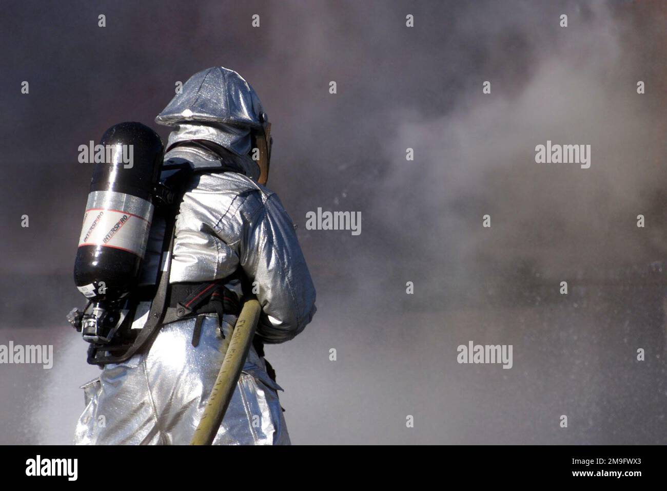 A view from behind US Air Force AIRMAN First Class Jovon Stafford a ...
