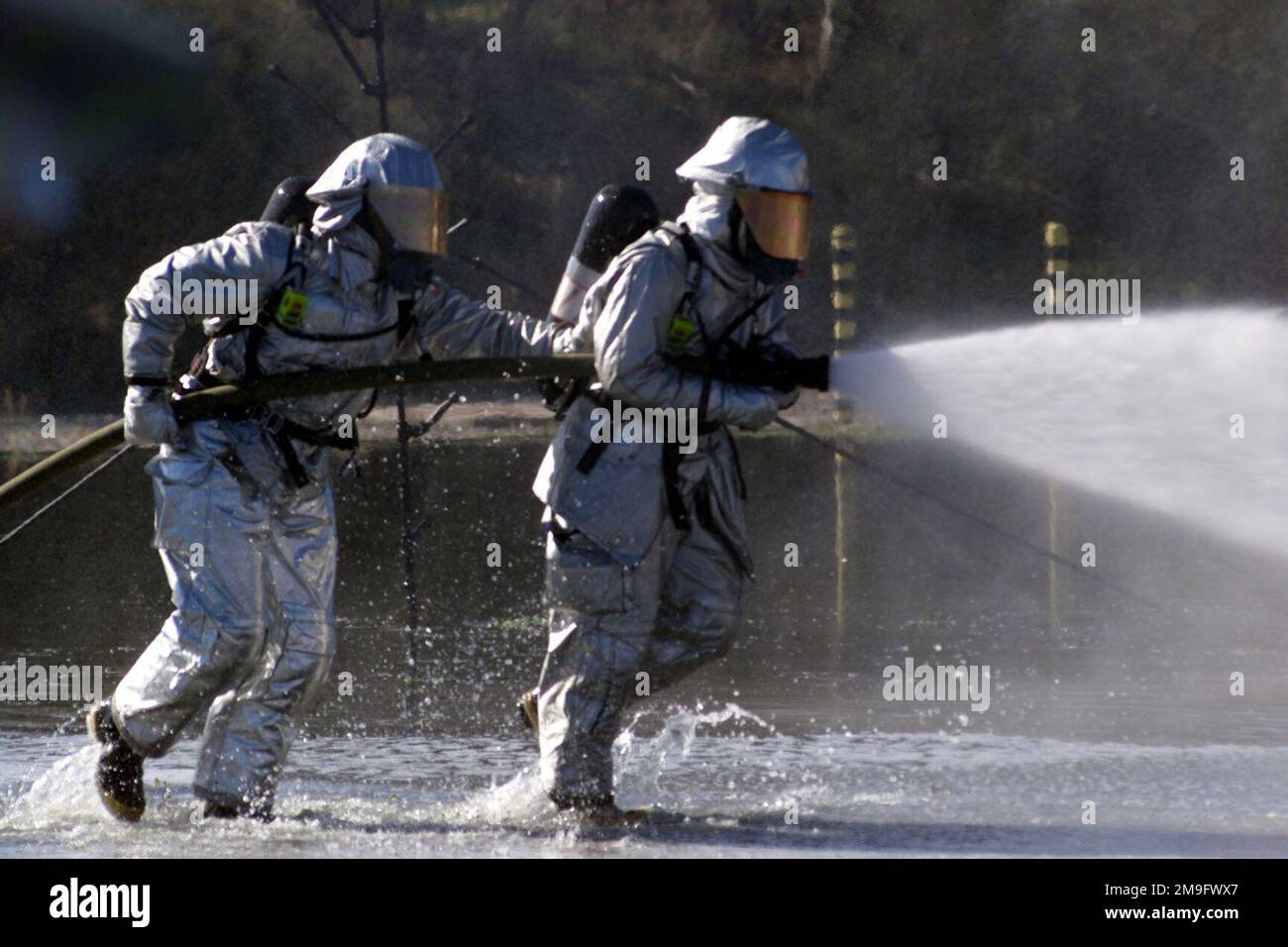 US Air Force SENIOR AIRMAN Bryan Anthony (left) and AIRMAN Jovon ...