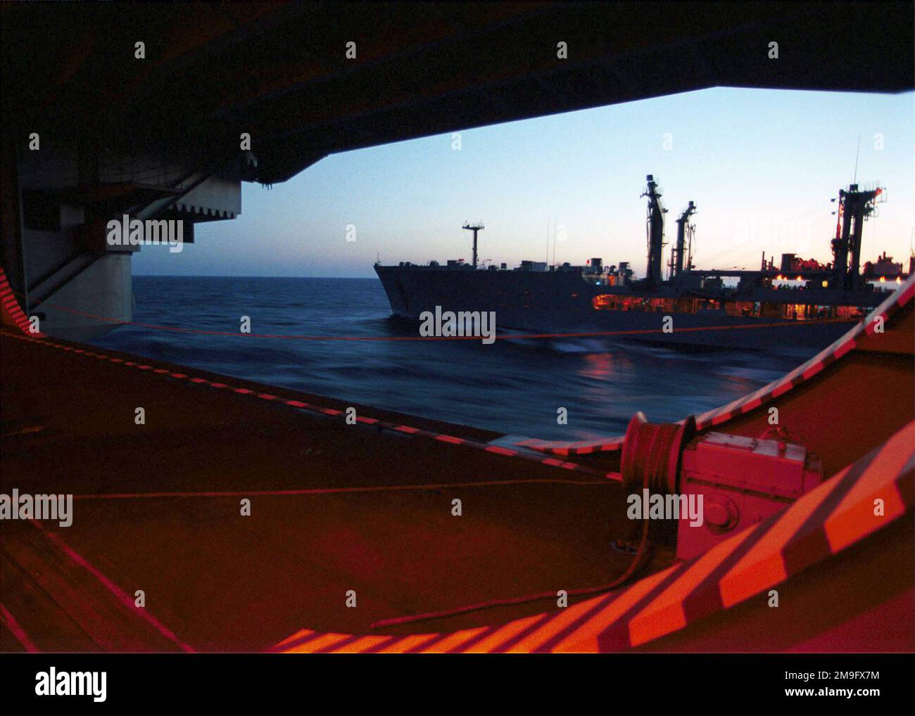 USNS Pecos (T-AO 197) pulls alongside USS Harry S. Truman (CVN 75) in ...