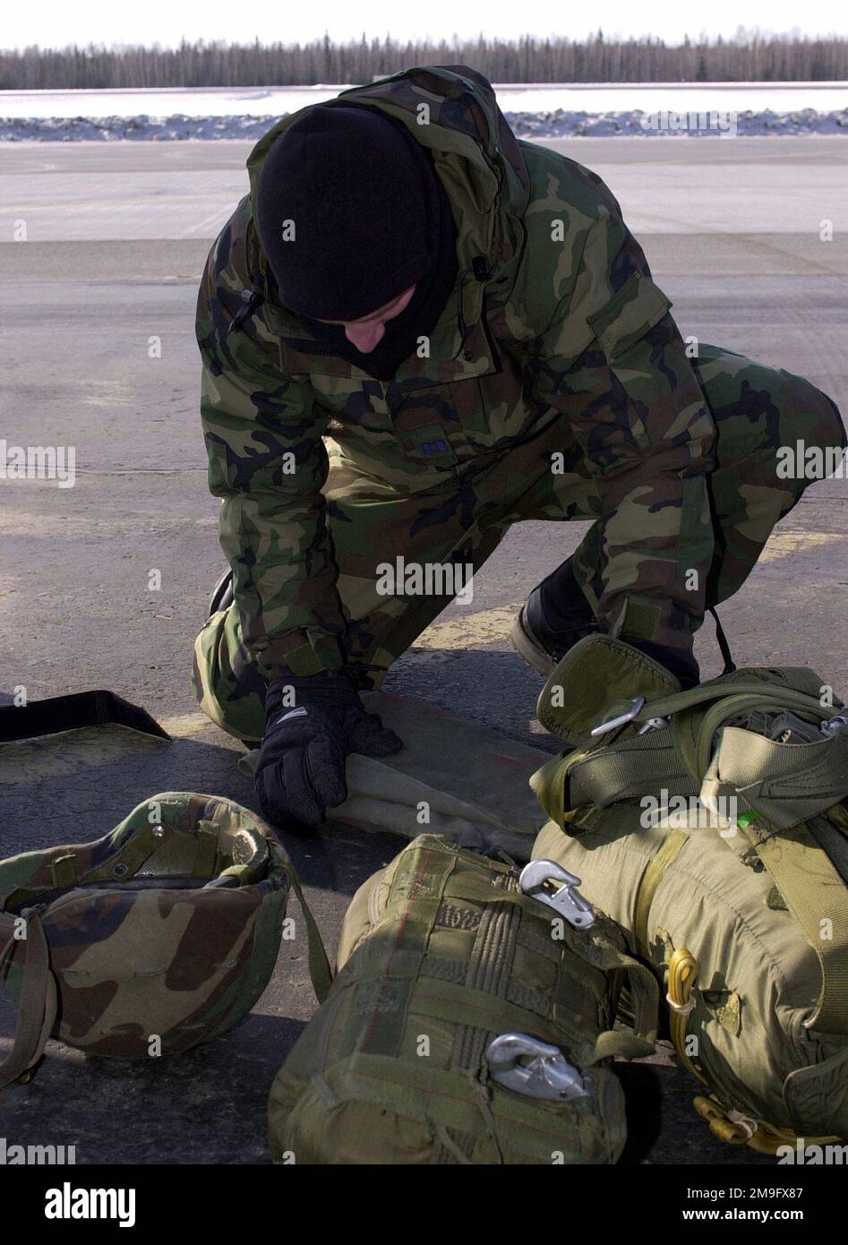 Combat controller, US Air Force Captain Wallpert of the 22nd Special ...