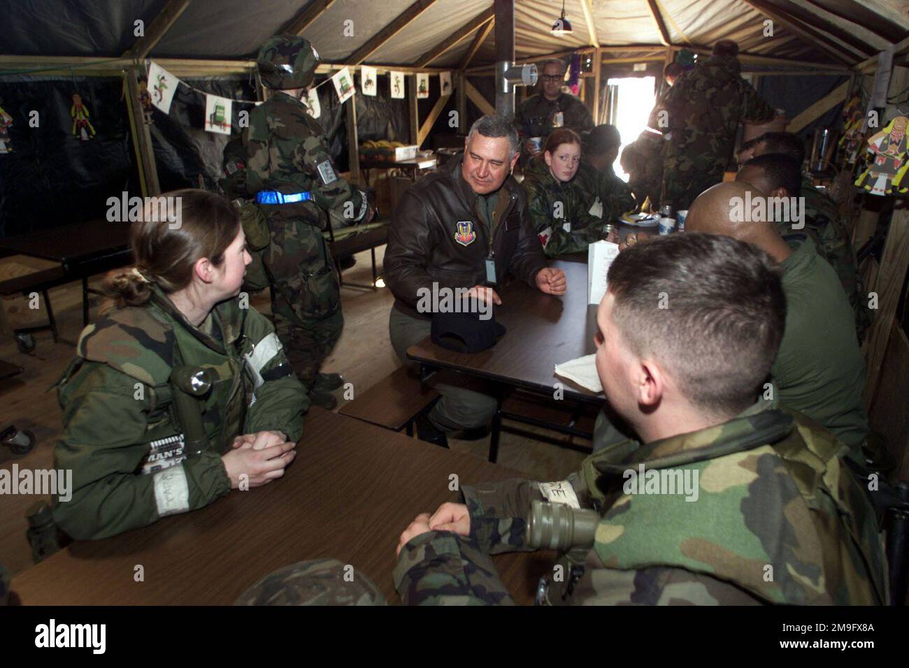 US Air Force Lieutenant General Charles Wald (center), 9th Air Force ...
