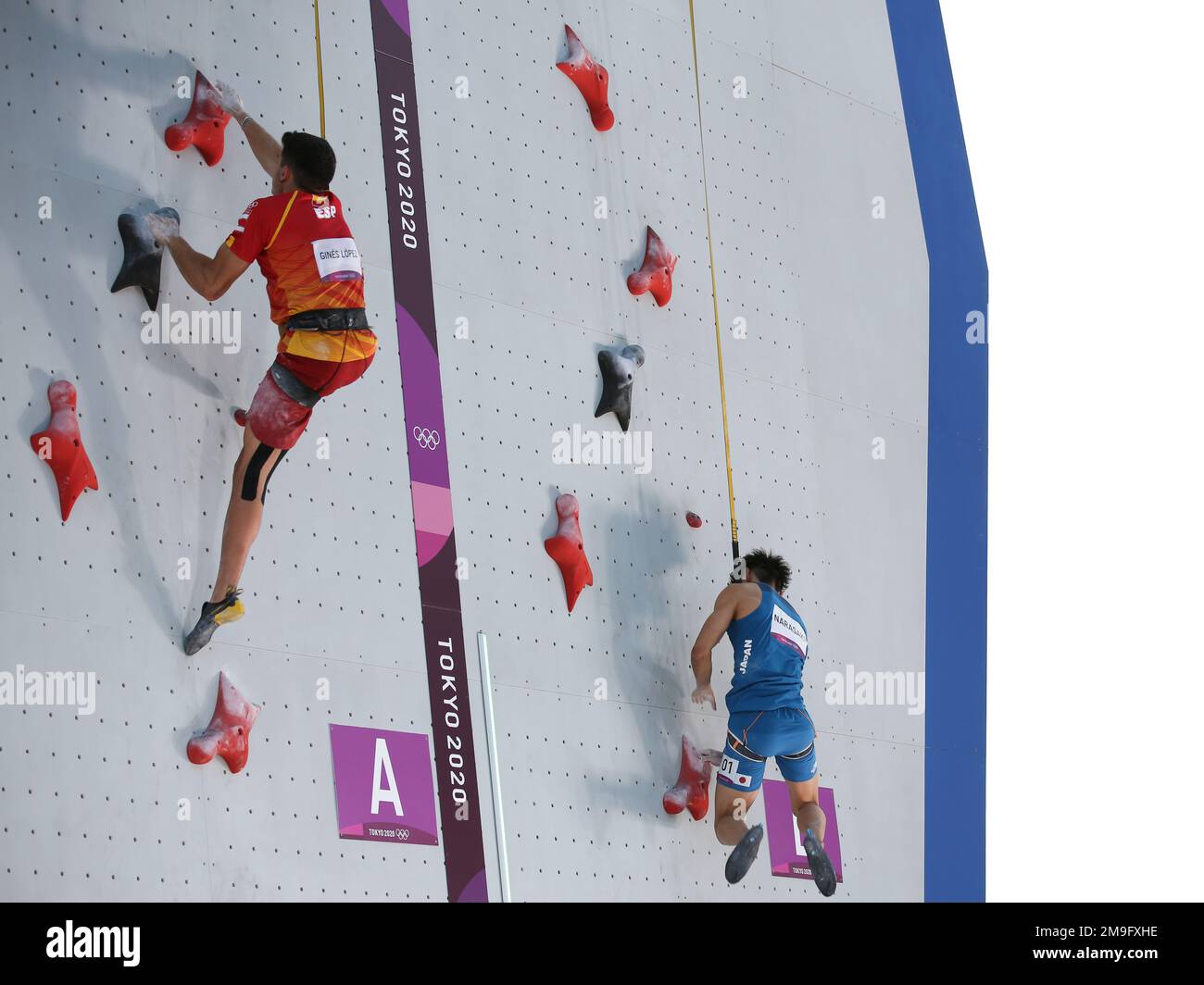 AUG 5, 2021 - TOKYO, JAPAN: NARASAKI Tomoa of Japan slips during the ...