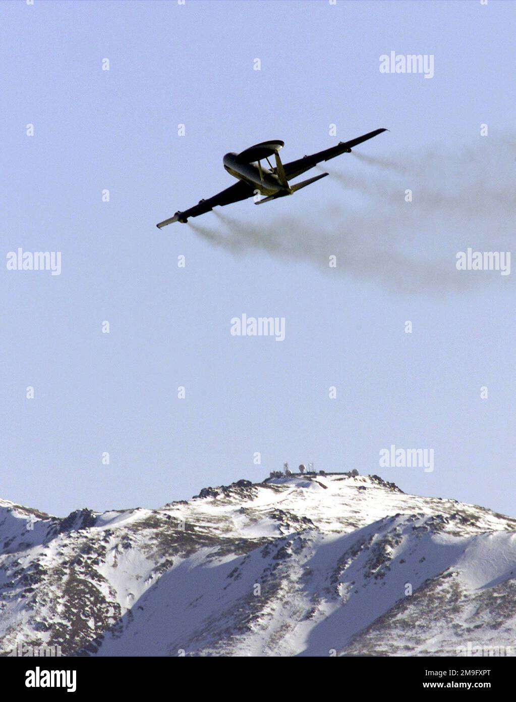 A US Air Force E-3 Sentry Airborne Warning and Control Systems (AWACS ...