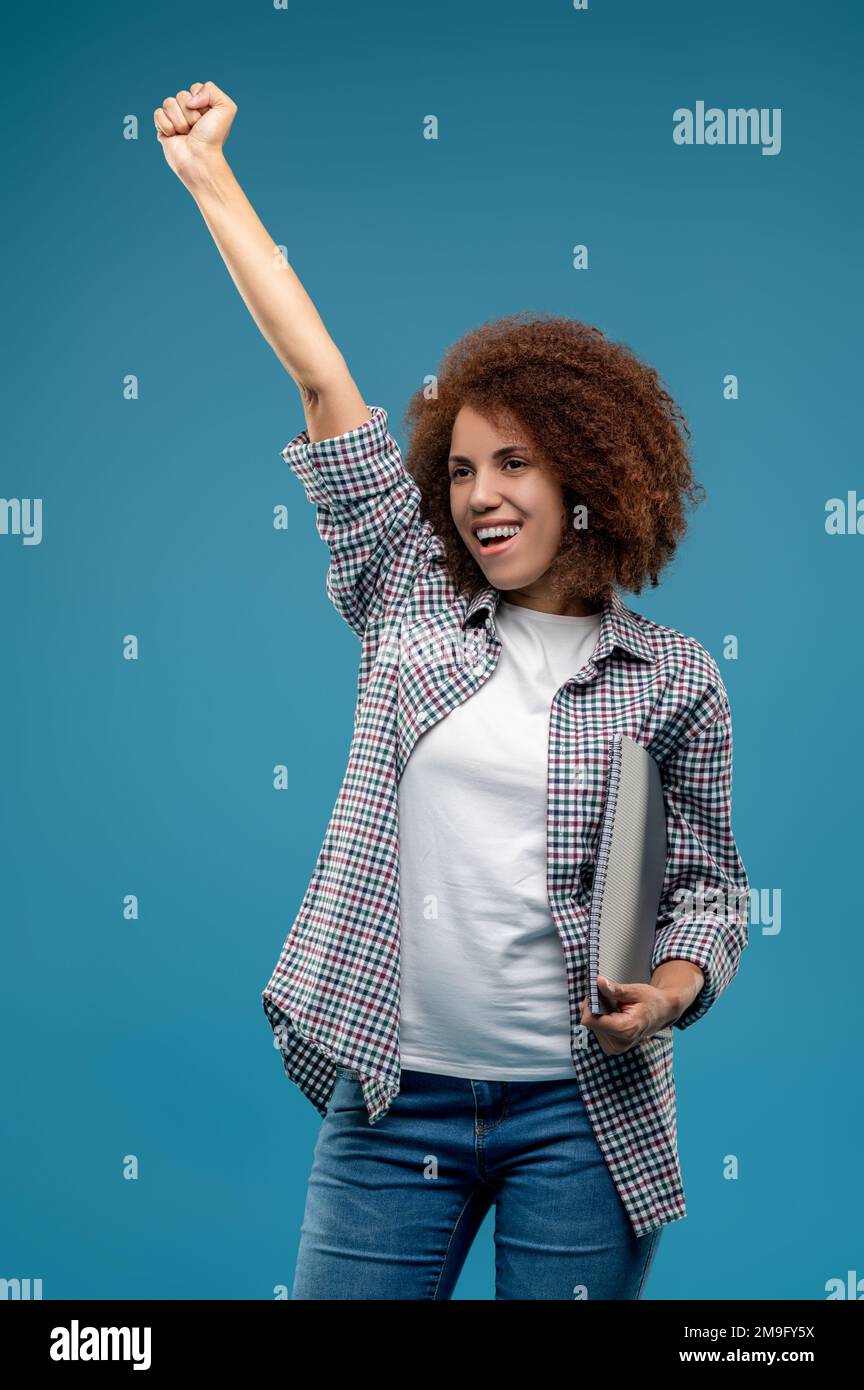 Energized woman hi-res stock photography and images - Alamy