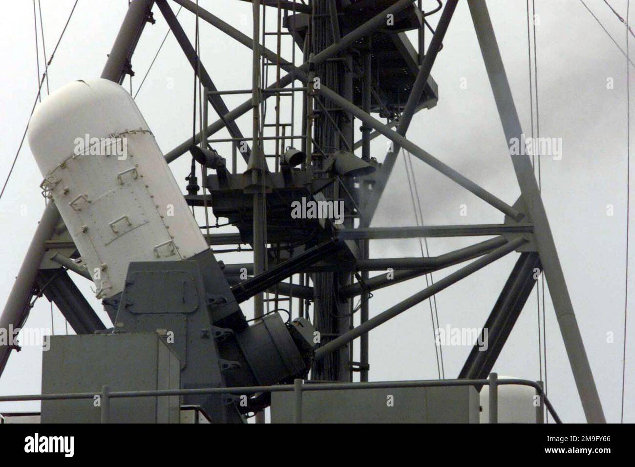 Onboard USS Anchorage LSD-36, the Close-In Weapons Systen (CIWS) called ...