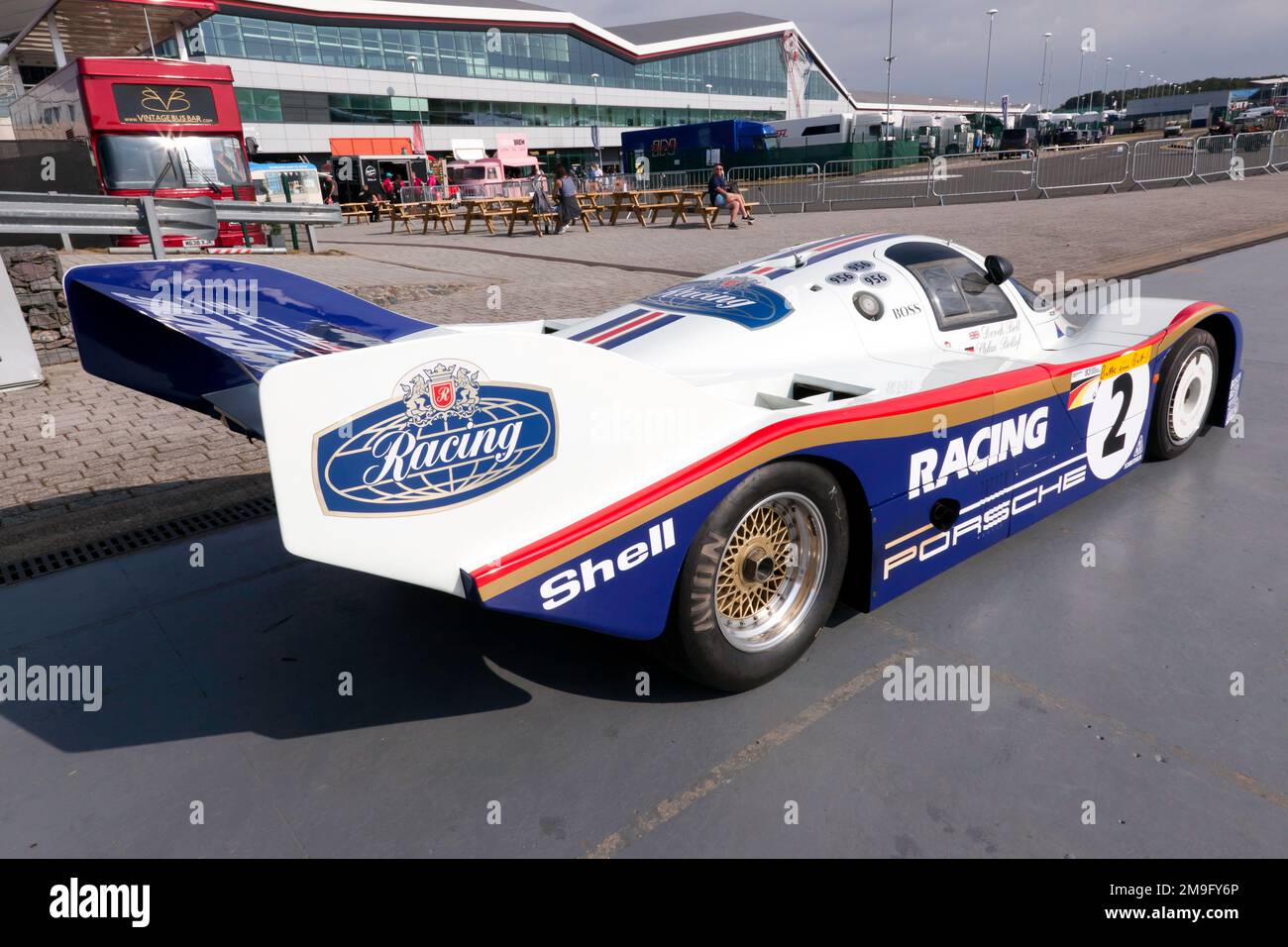 One of eight surviving Porsche 956-007 Group C Race Cars, this one ...