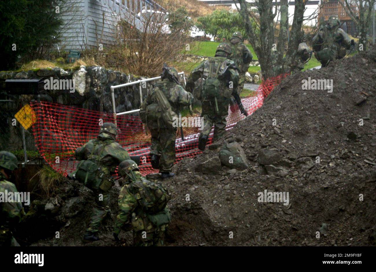 297th Army Infantry Alaskan National Guard, Alpha Company march to the ...
