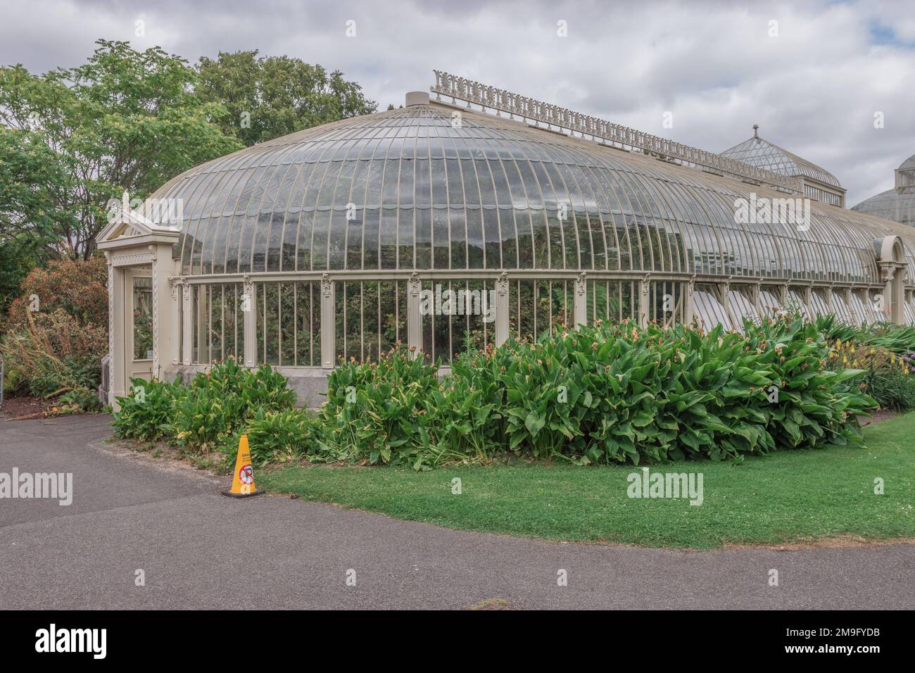 The greenhouse building of the National Botanic Gardens in Dublin ...
