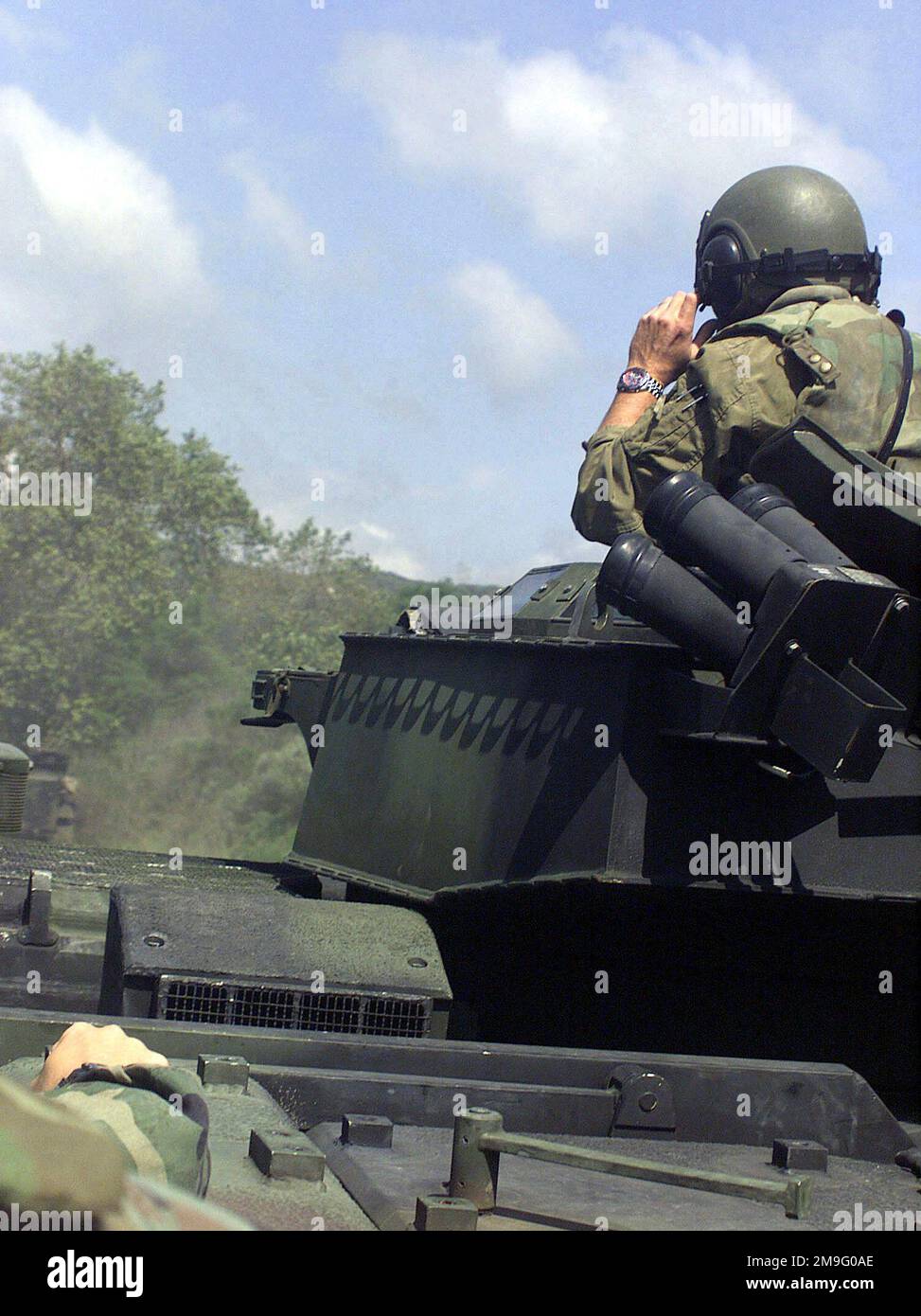A US Marine Corps (USMC) Corporal (CPL) John Flemming, 3rd Amphibious ...