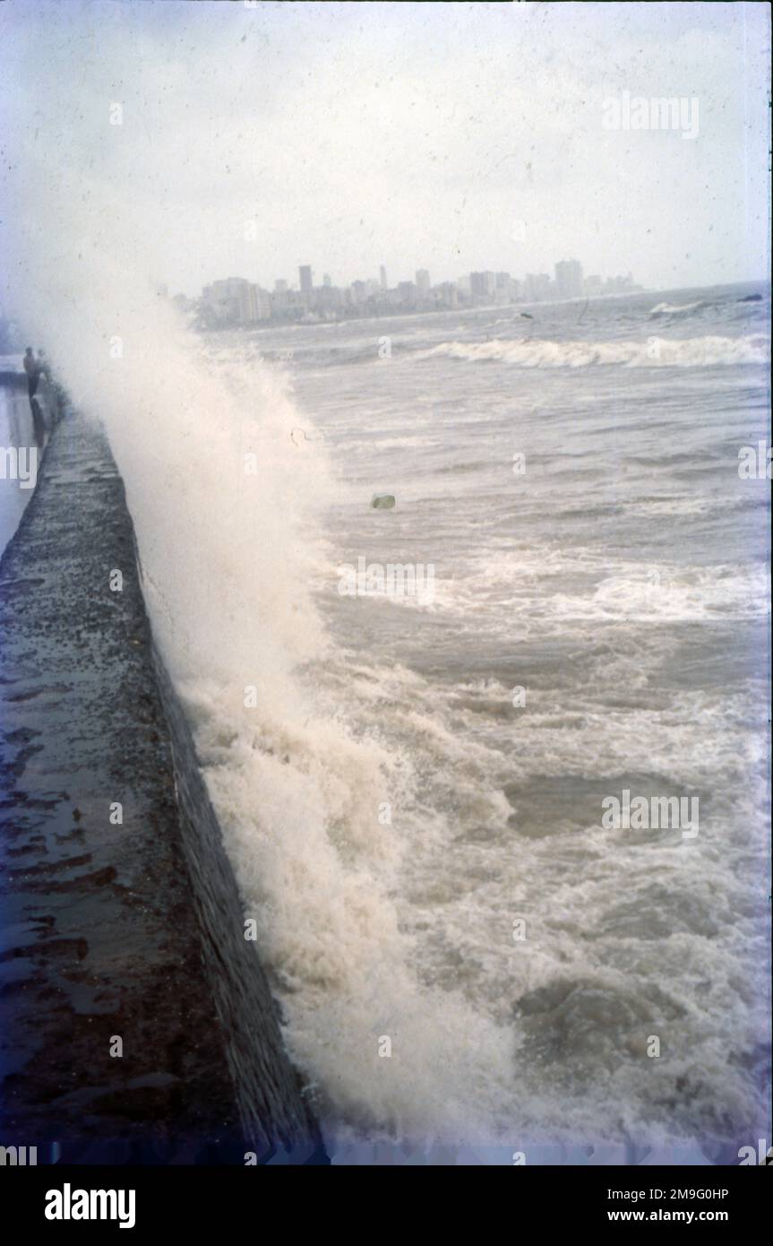 Waves occur when the force of the wind blows over surface water ...