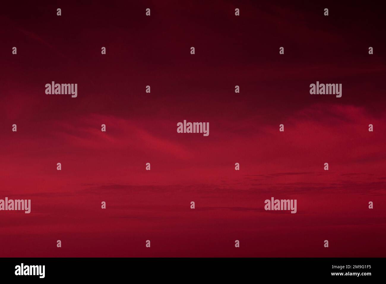 Fiery red sky. Blood clouds. Horror. Background, banner. Horror ...