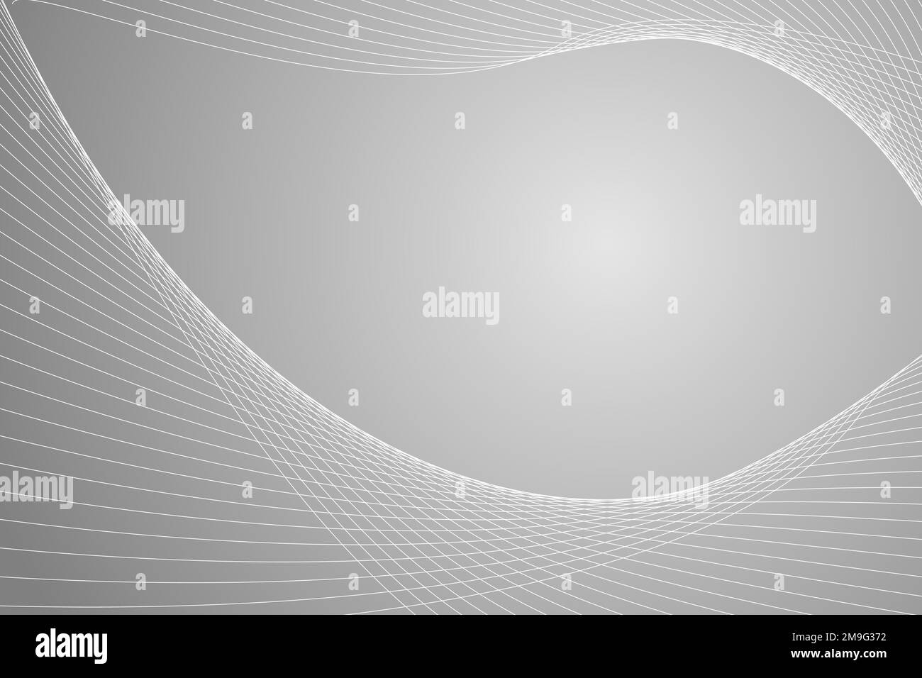 Abstract background with curved wavy lines. Vector illustration for ...