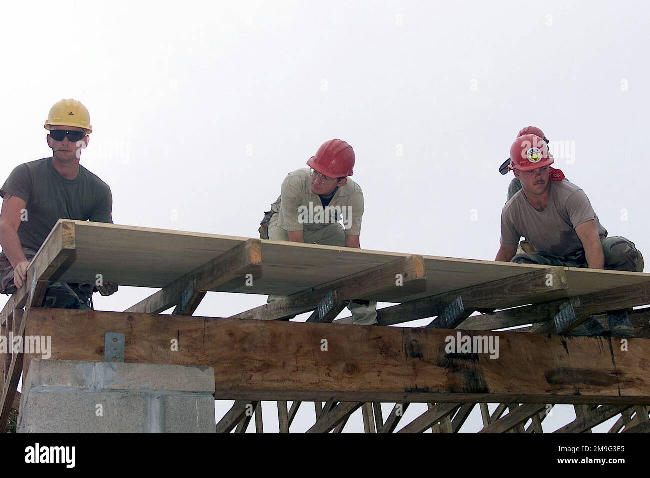 US Air Force Lance Corporal Jeff Winter (left), US Air Force AIRMAN ...